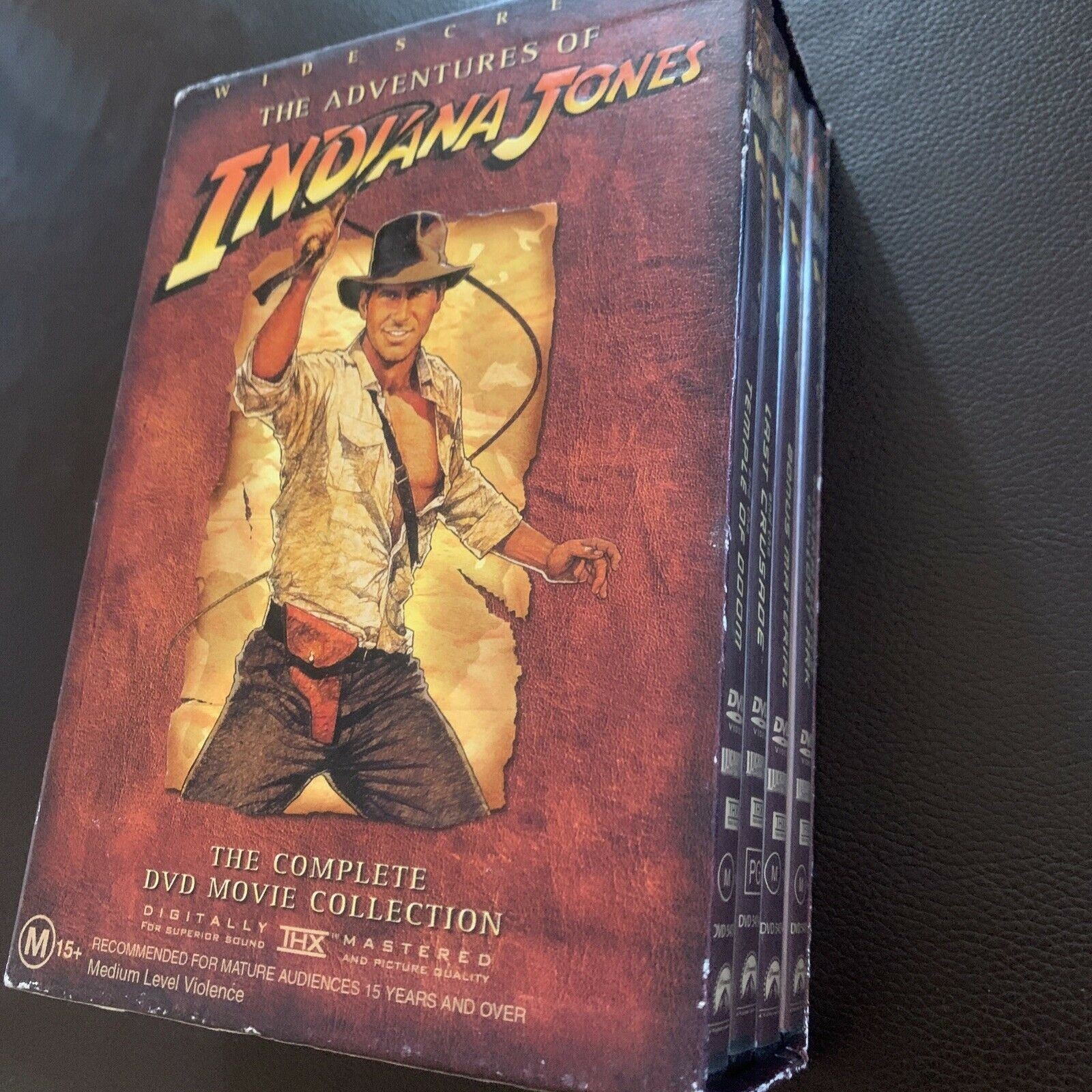 The Adventures Of Indiana Jones - Complete Movie Collection 4-Disc DVD ...