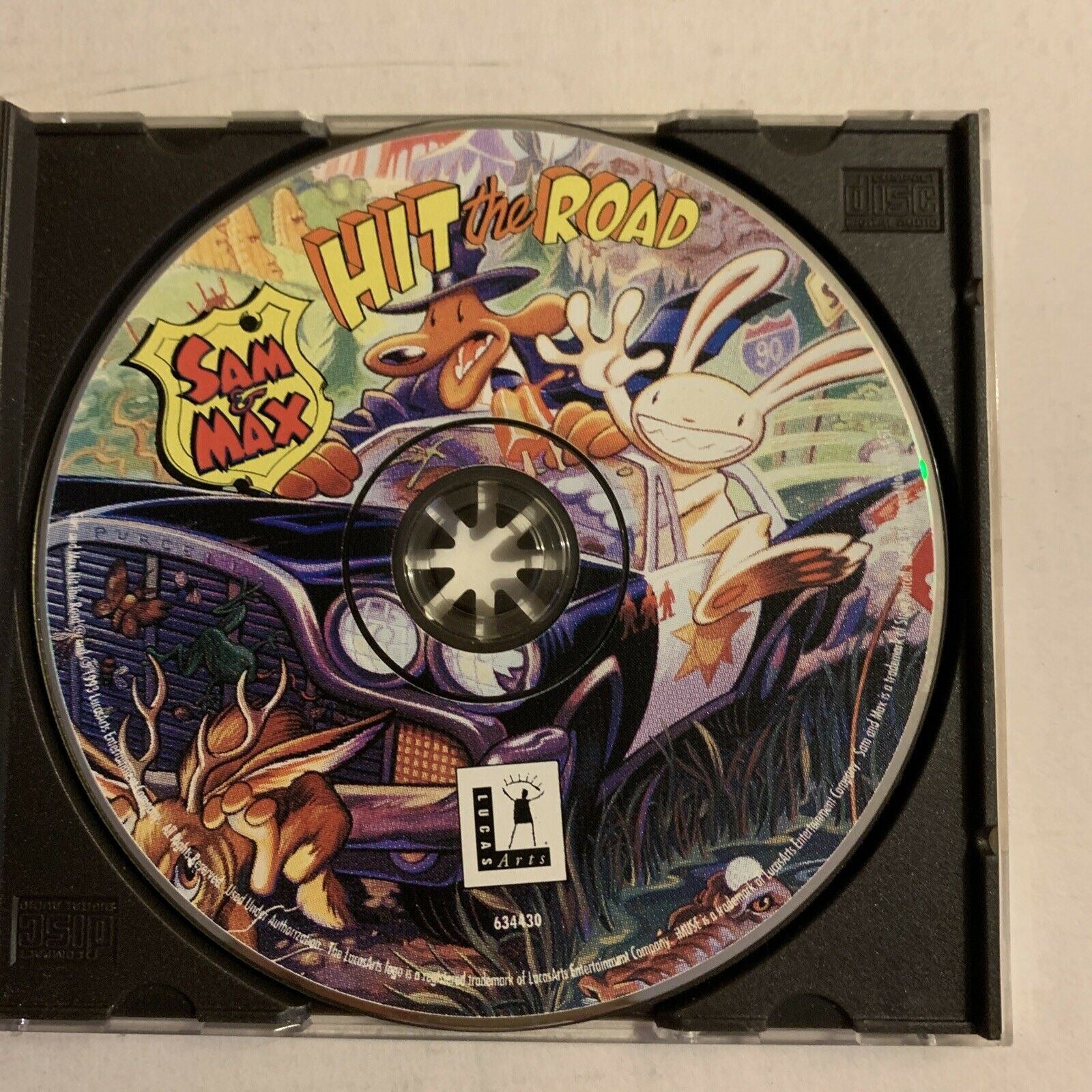 Sam & Max - Hit The Road (PC CDROM, 1993) *Disc Only* – Retro Unit
