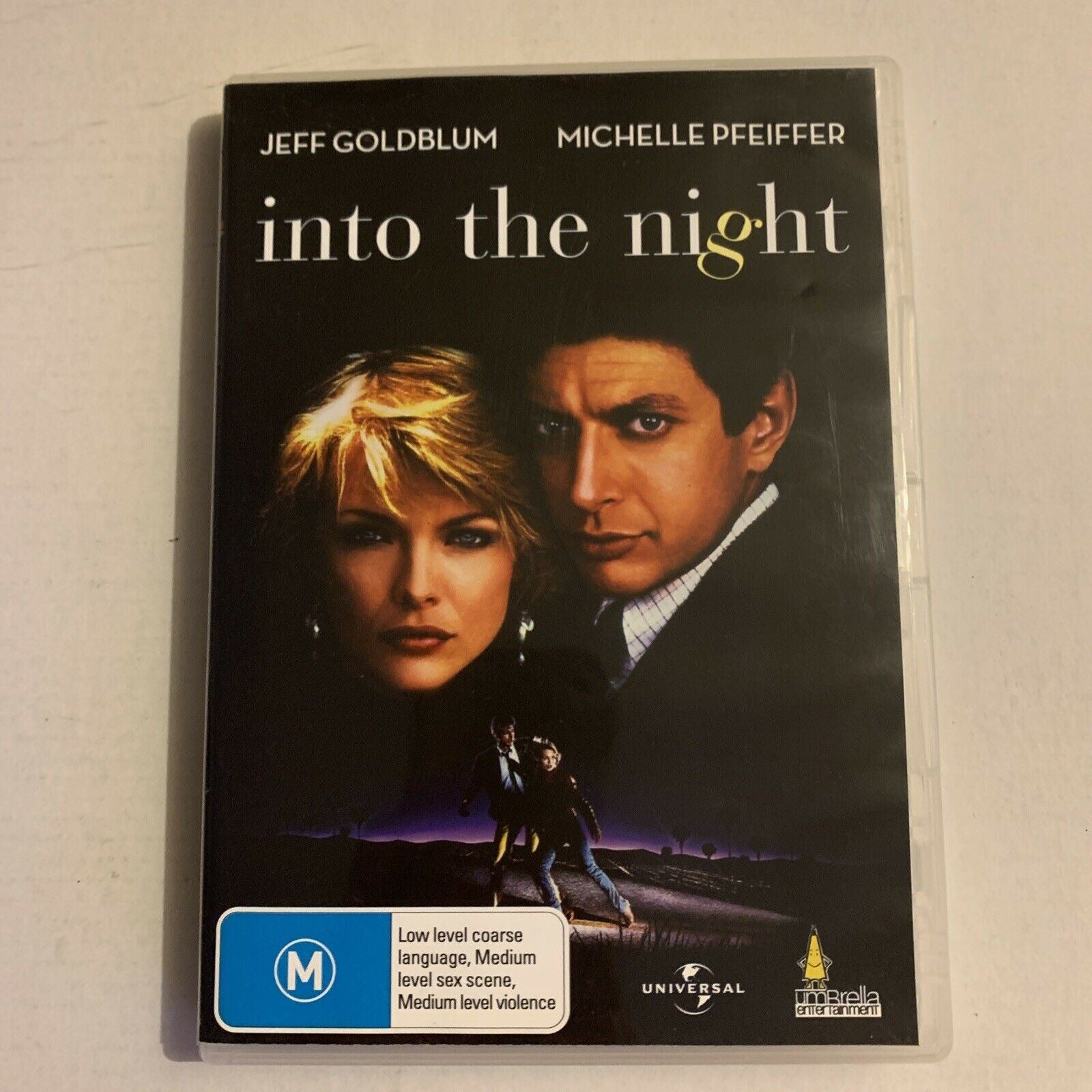 Into The Night (DVD, 1985) Jeff Goldblum, Michelle Pfeiffer. Region 4 ...