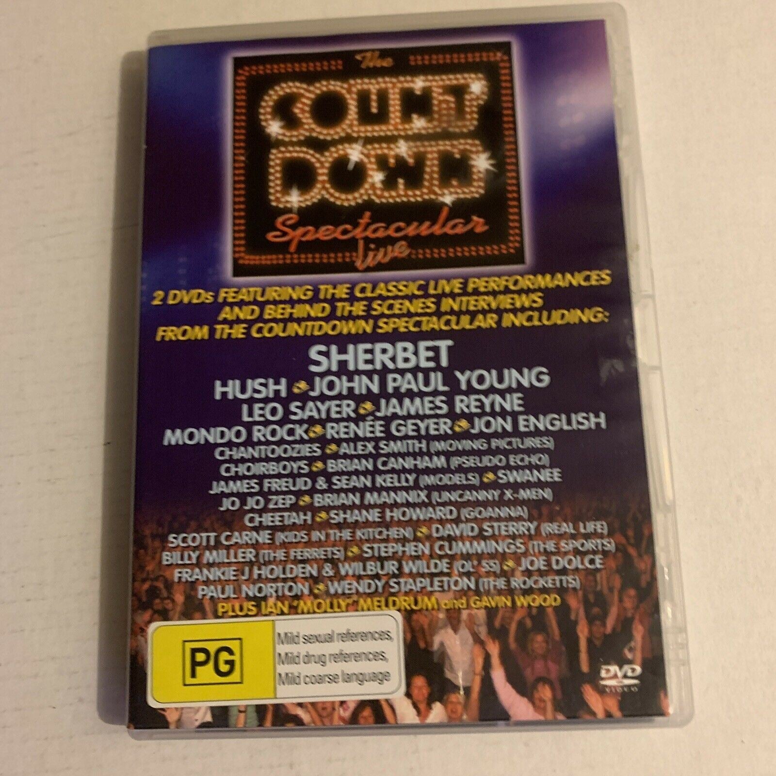 The Countdown Spectacular Live (DVD, 2006, 2-Disc Set) Molly Meldrum ...