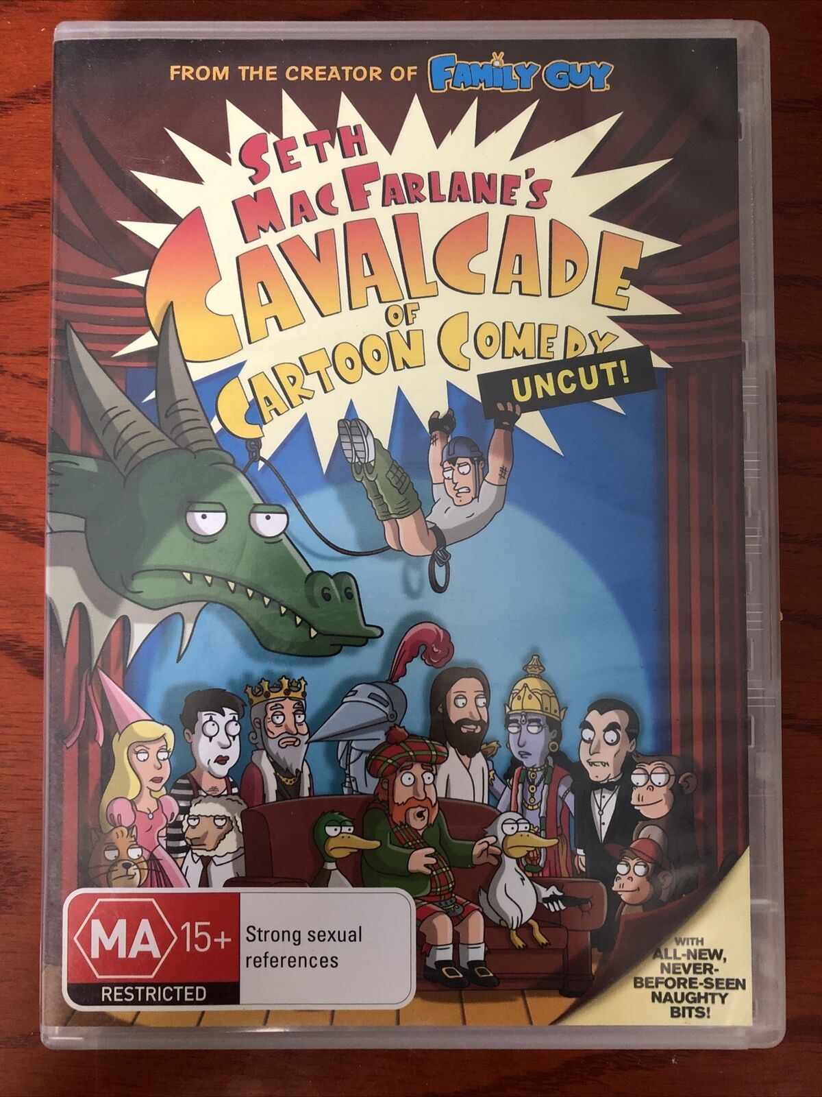 Seth MacFarlane's Cavalcade Of Cartoon Comedy - Uncensored (DVD, 2009 ...