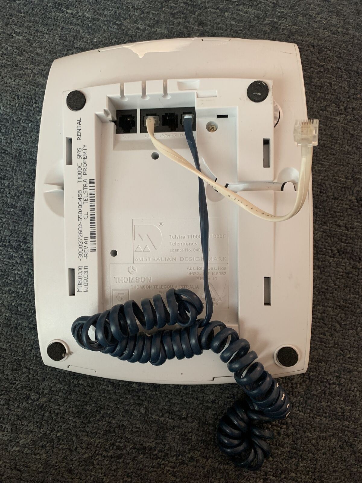 Official Telstra T1000S Single Line Corded Phone – Retro Unit