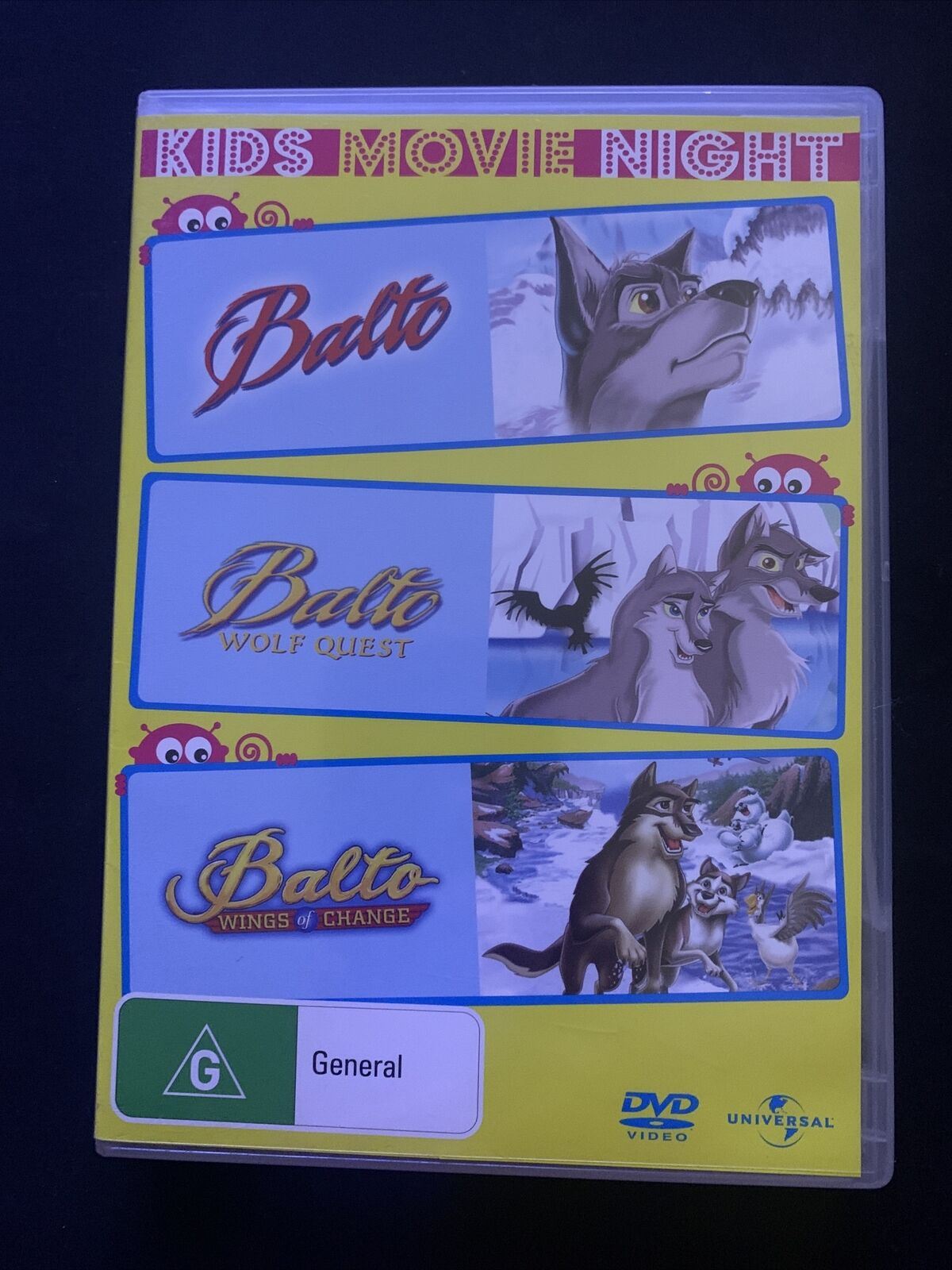 Balto Trilogy - 1, Wolf Quest, Wings of Change (DVD) Region 4&2 – Retro ...