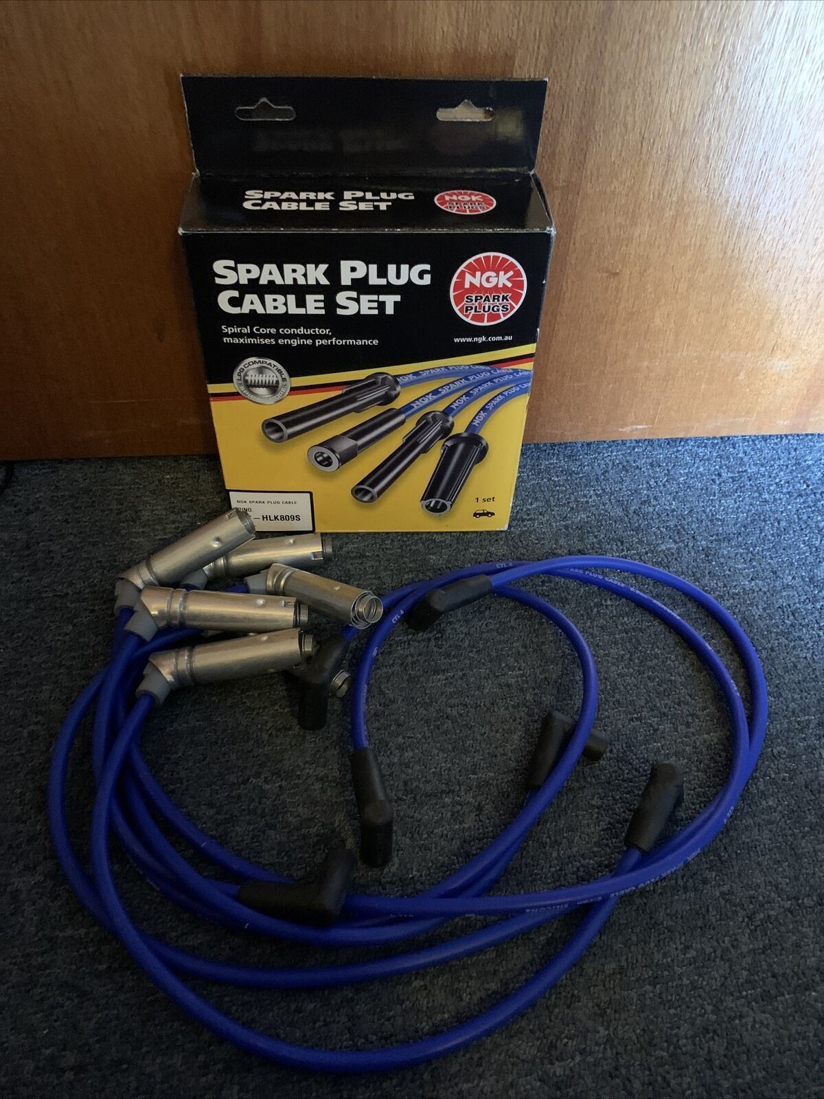 NGK Spark Plug Cable Leads Set - Contains 6 Cables – Retro Unit