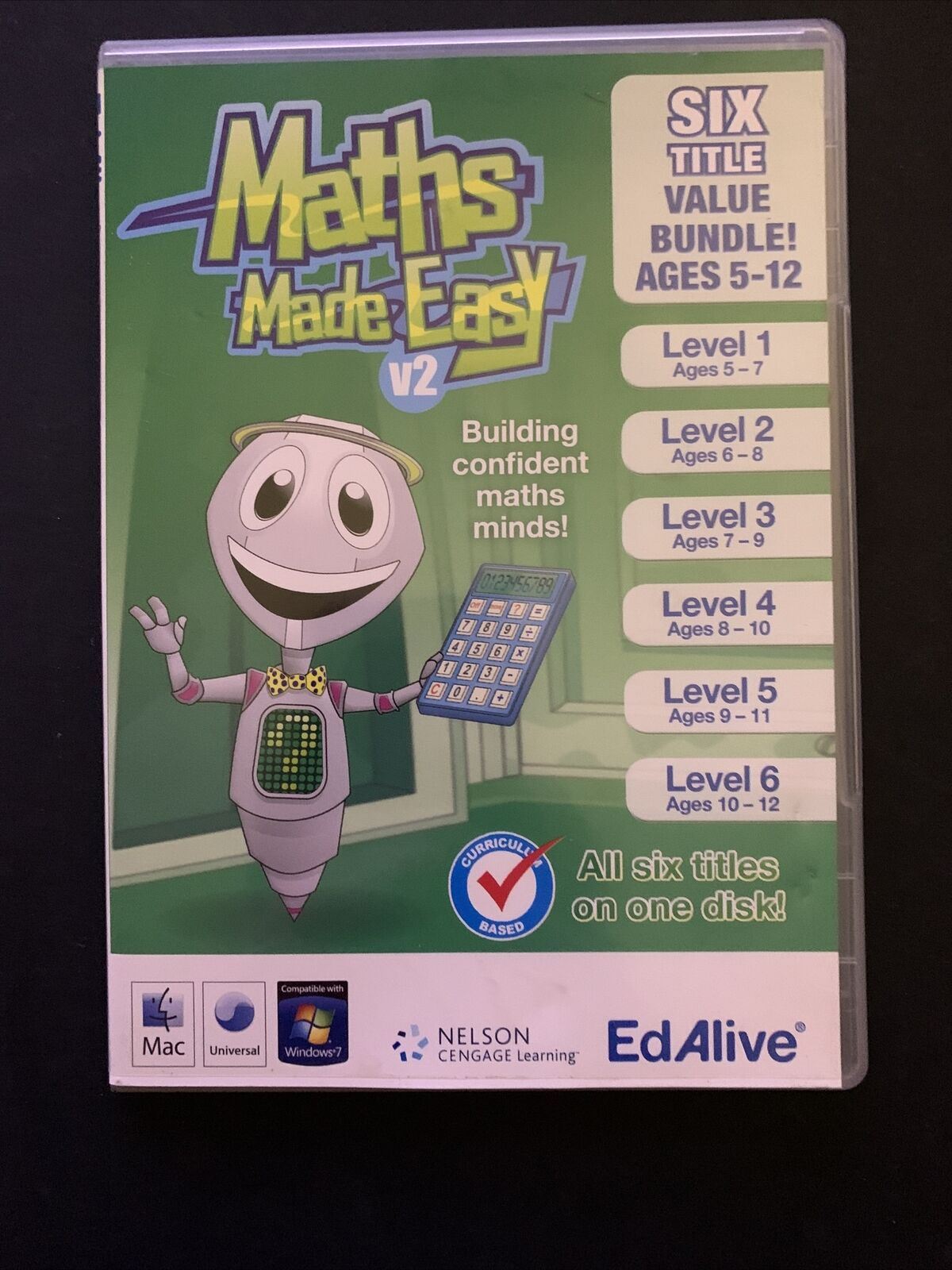Maths Made Easy V2 - Ages 5-12 PC/MAC GAME – Retro Unit