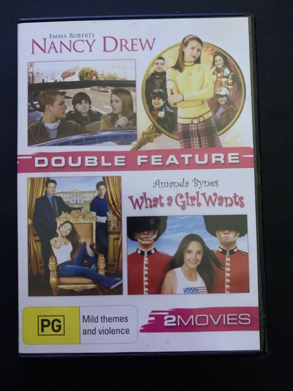 Nancy Drew / What A Girl Wants (DVD, 2010, 2-Disc) Amanda Bynes, Emma ...