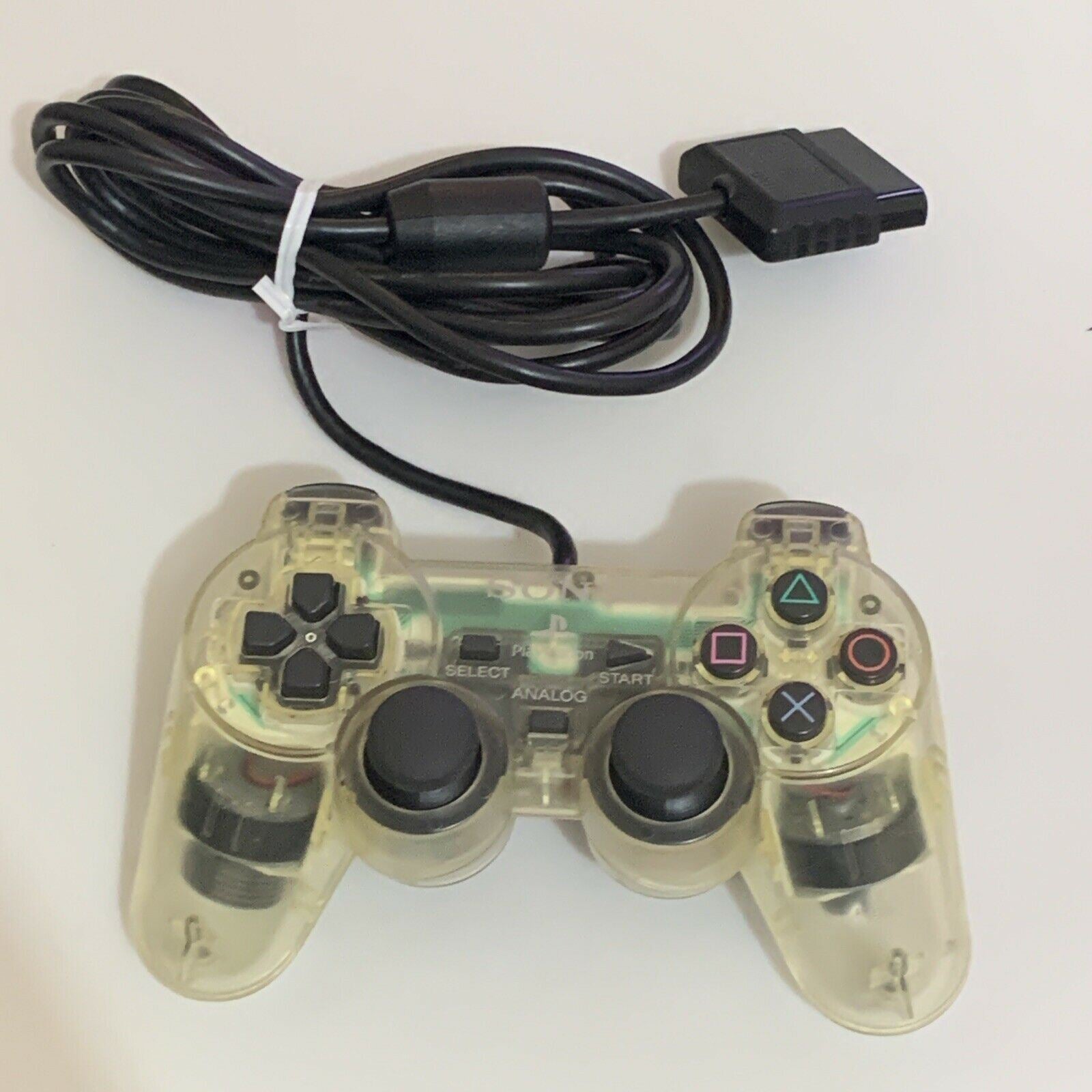Genuine Sony Dualshock 2 Controller PS2 Clear Transparent SCPH-10010 ...