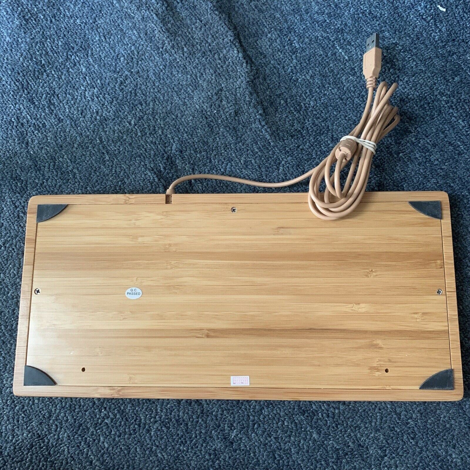 Typo Wood Keyboard USB – Retro Unit