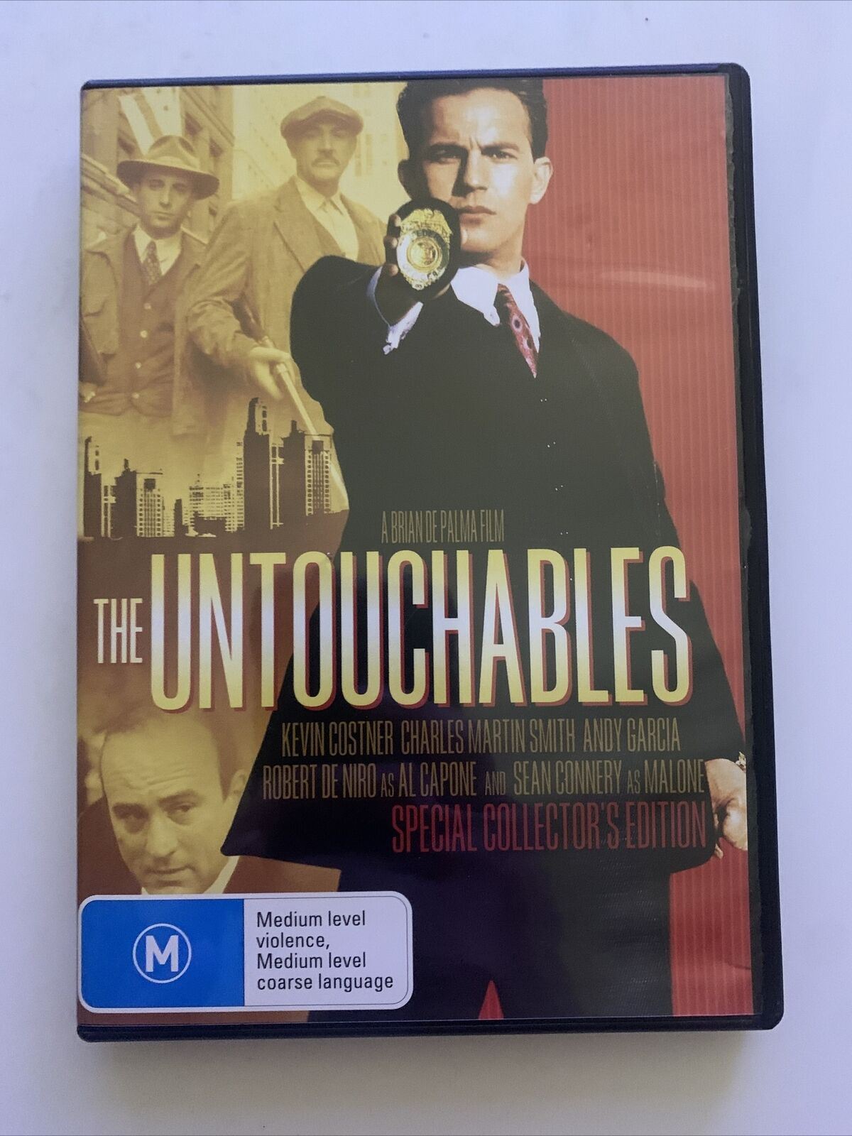The Untouchables (DVD, 1987) Kevin Costner, Sean Connery. Region 4 ...