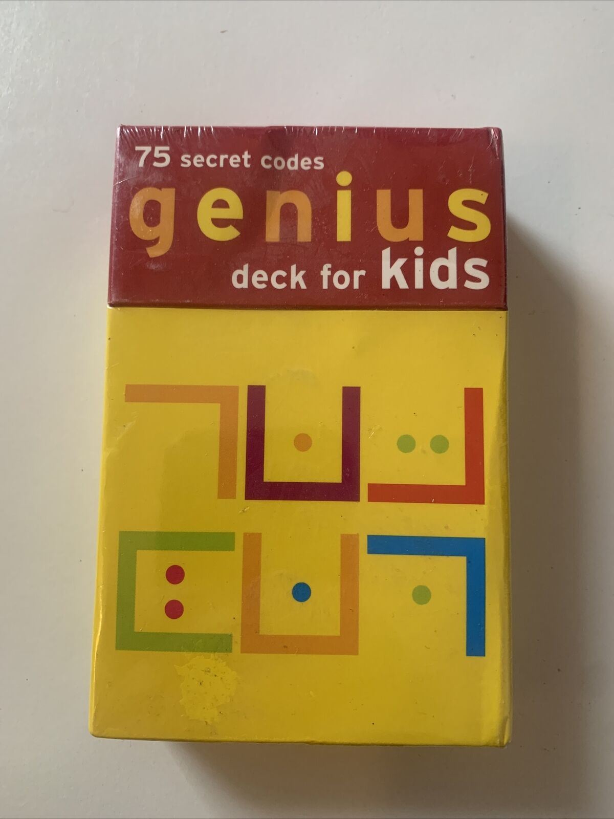 *New Sealed* Mensa 75 Secret Codes Genius Deck For Kids – Retro Unit