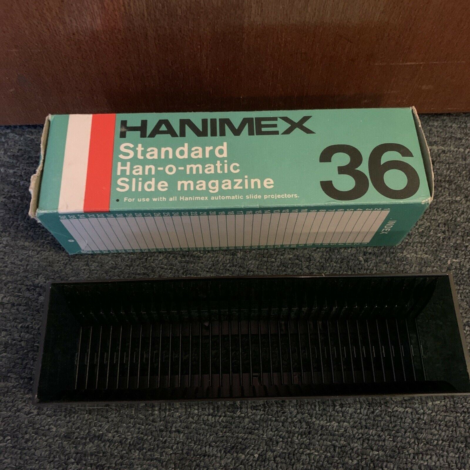 HANIMEX 35MM Standard Han-o-Matic 36 Slide Magazine Tray - In Original ...