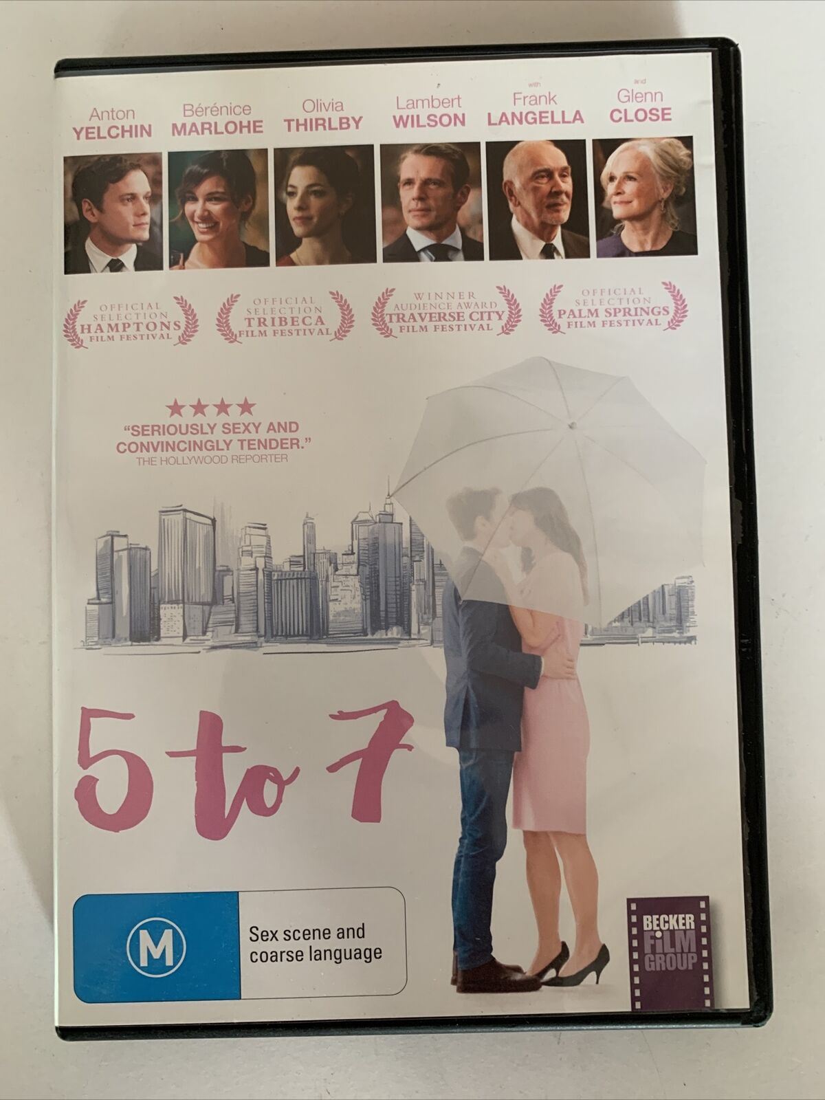5 To 7 (DVD, 2014) Anton Yelchin, Bérénice Marlohe, Glen Close. Region ...
