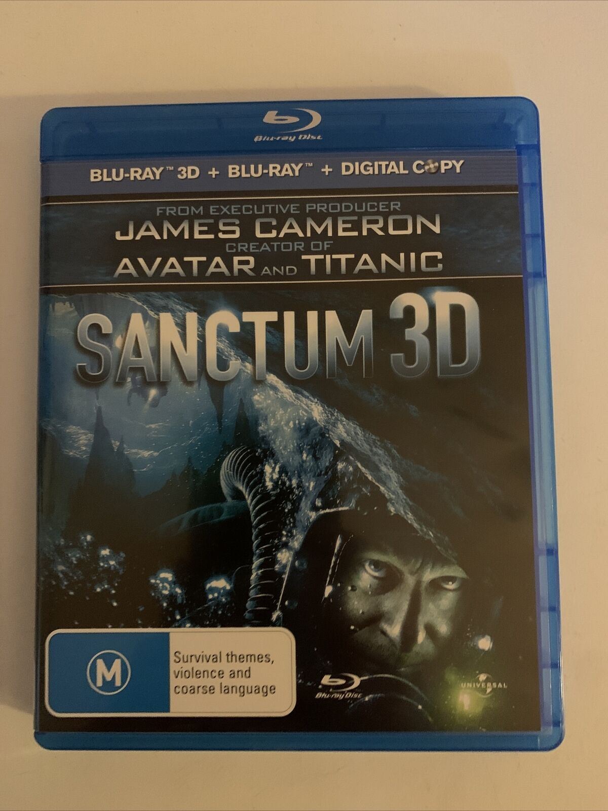 Sanctum (Blu-ray 3D, 2011, 3-Disc Set) Richard Roxburgh, Ioan Gruffudd – Retro Unit