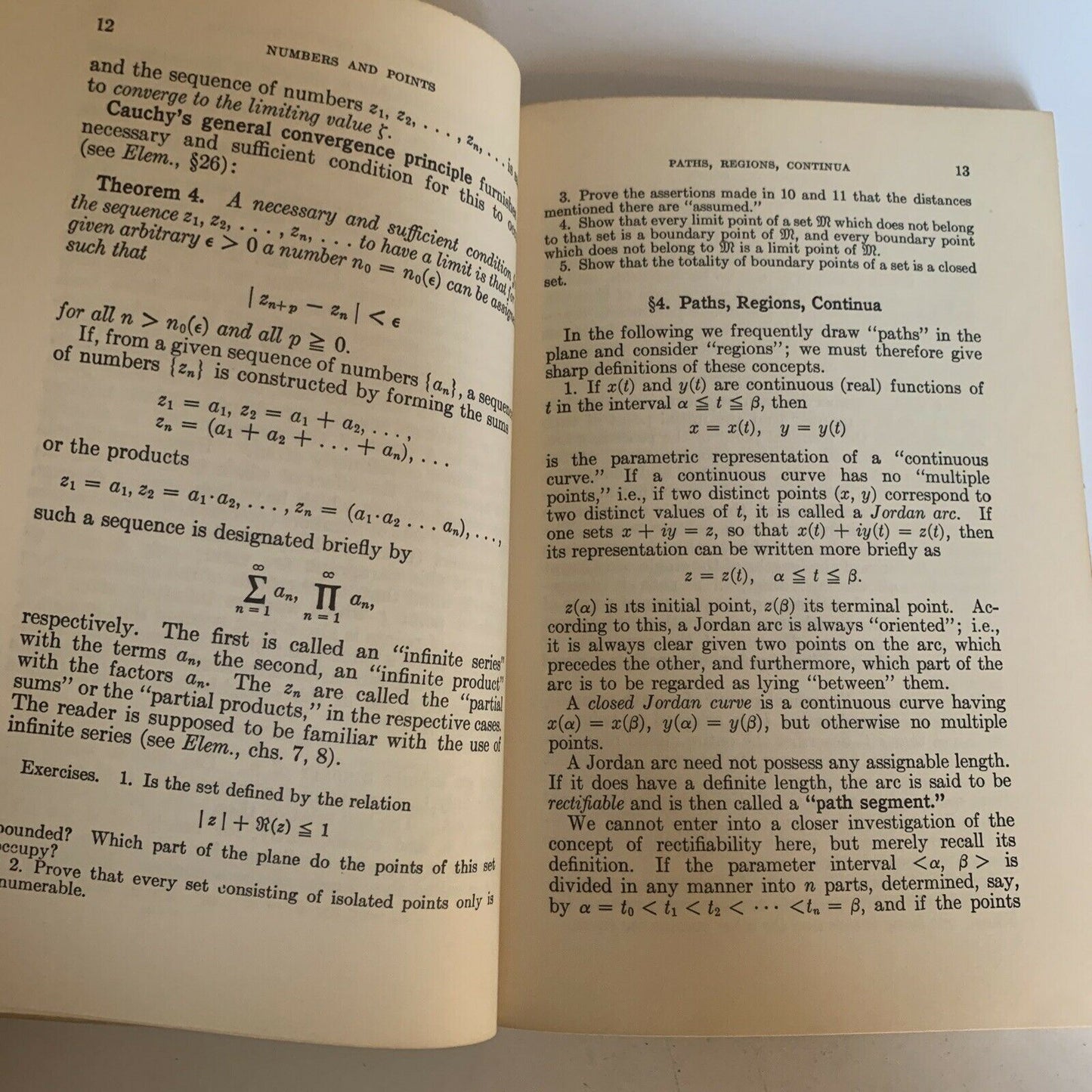 Theory Of Functions Part 1 By Konrad Knopp 1945 First American Editio