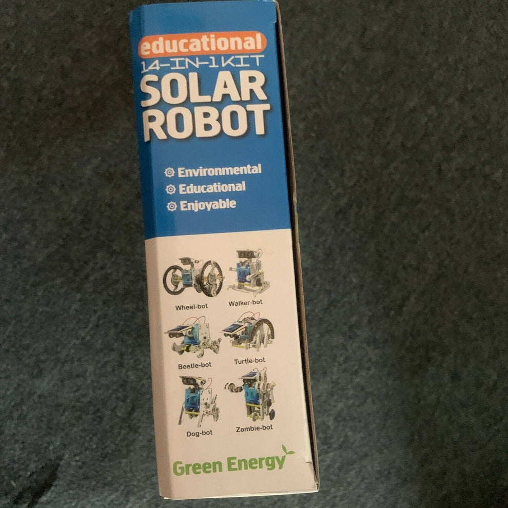 Solar Robot 14 in 1 Kit Educational Build Robots – Retro Unit
