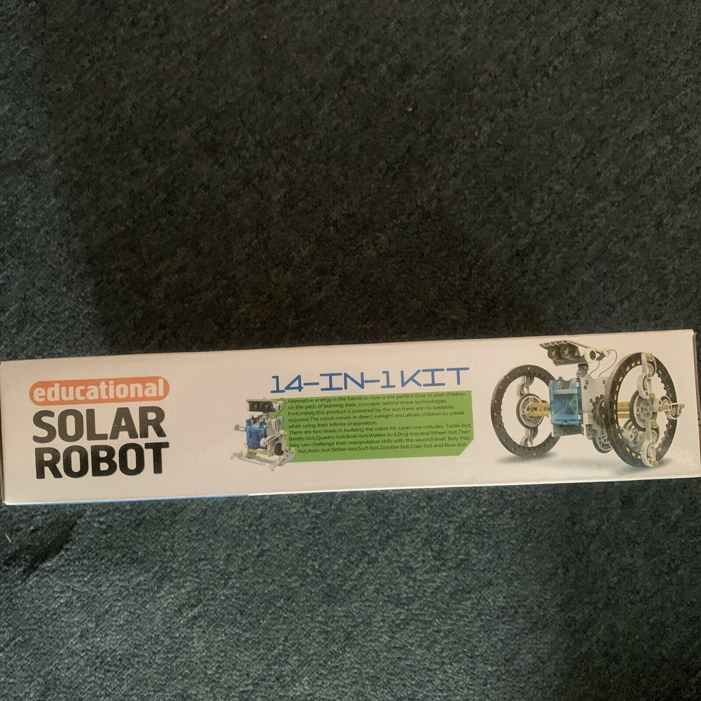 Solar Robot 14 in 1 Kit Educational Build Robots – Retro Unit