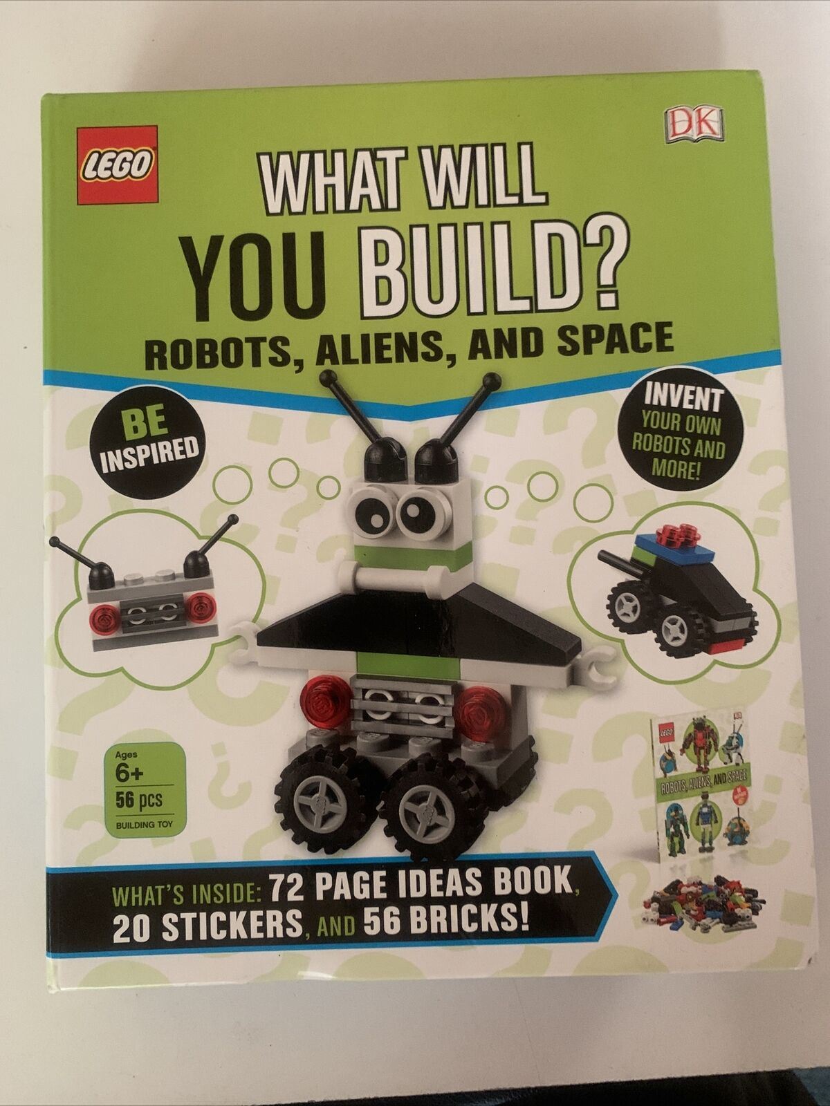 LEGO What Will You Build - Robots, Aliens and Space Book & Lego Set ...