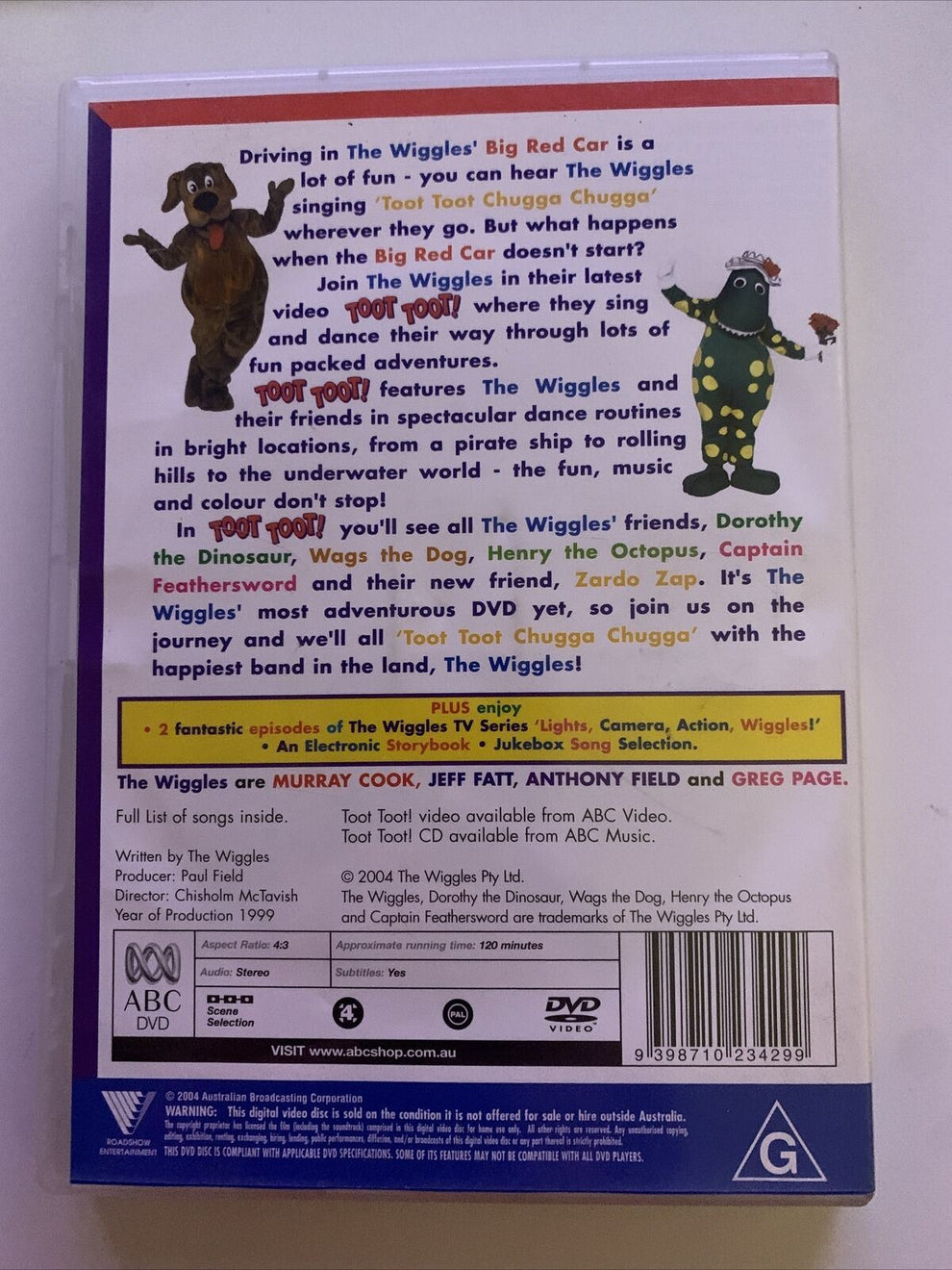 The Wiggles - Toot Toot! (DVD) All Regions – Retro Unit