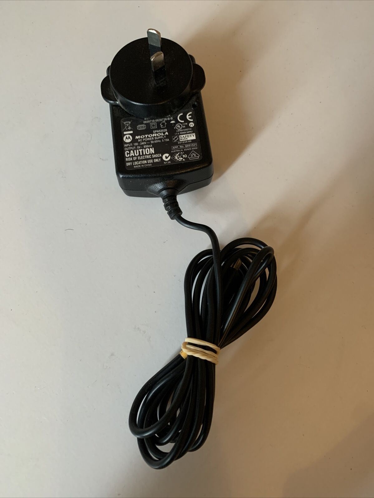 Genuine Motorola AC Adapter SPN5202B Mini-USB 5v 850mA – Retro Unit