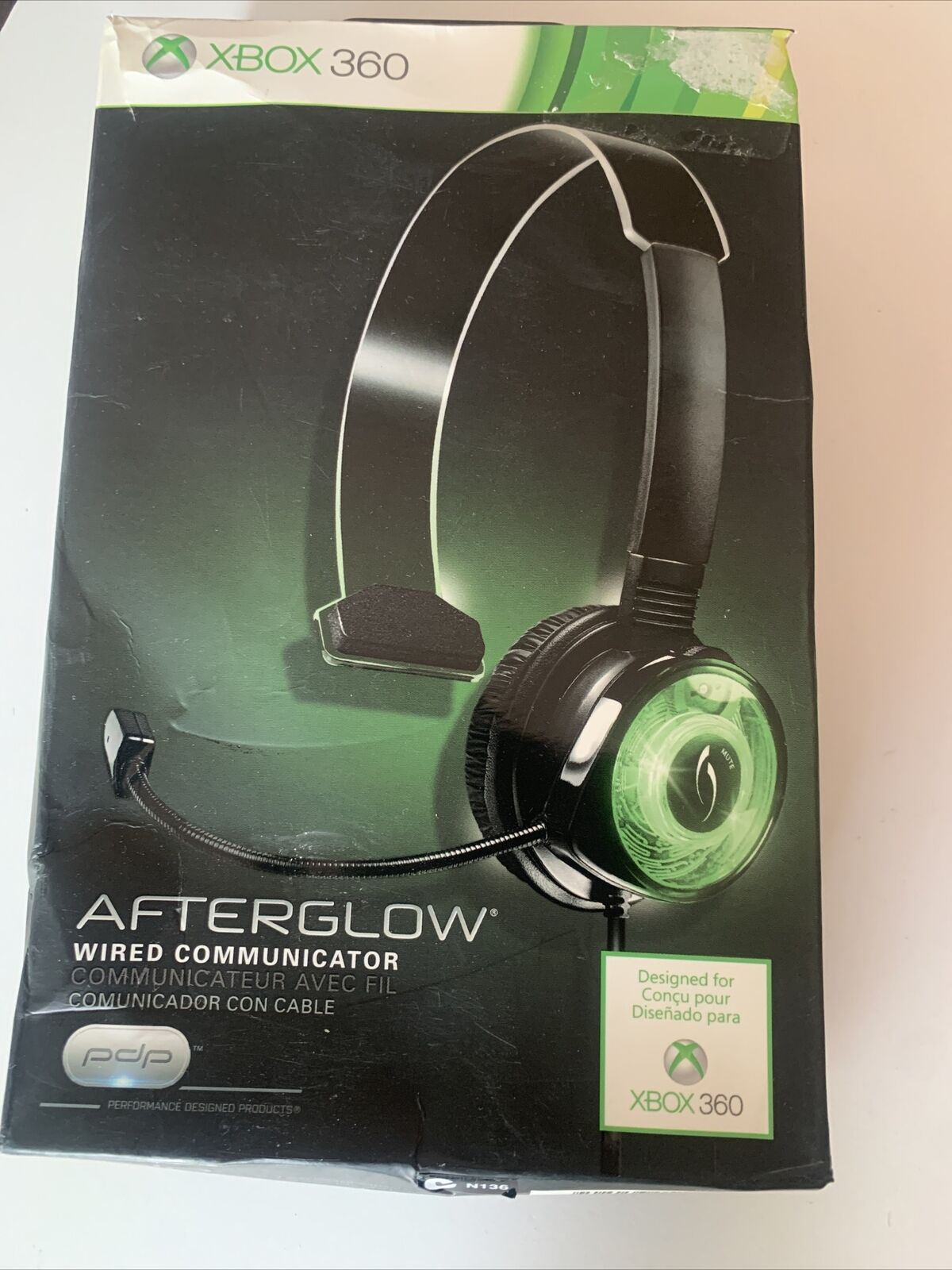 Microsoft XBOX 360 - AFTERGLOW WIRED COMMUNICATOR - Complete Boxed ...