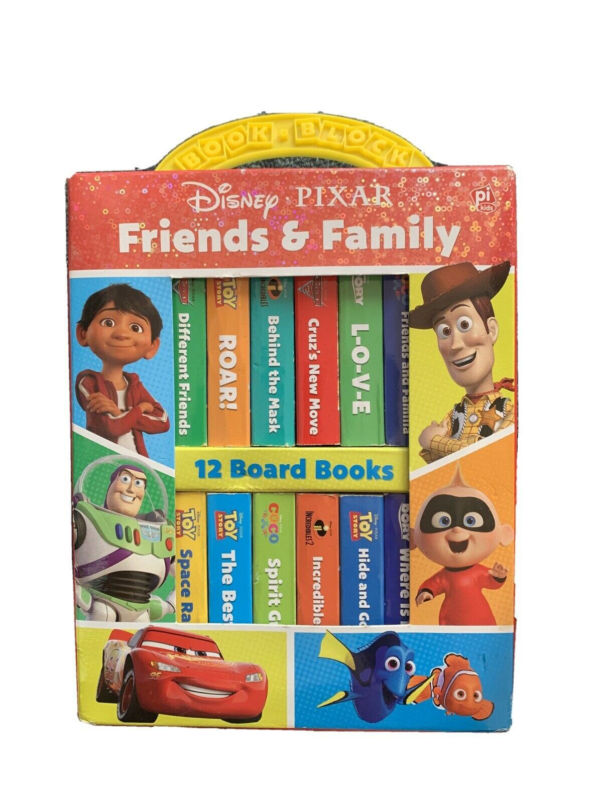 Disney Pixar Friends & Family 12 Board Books – Retro Unit