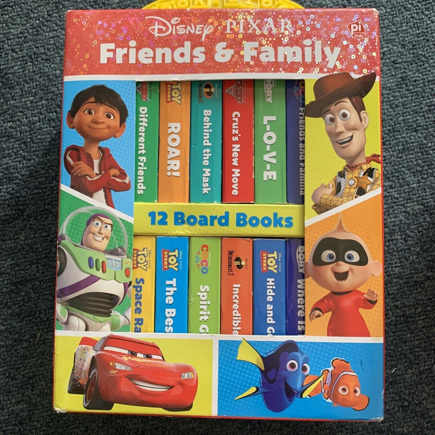 Disney Pixar Friends & Family 12 Board Books – Retro Unit