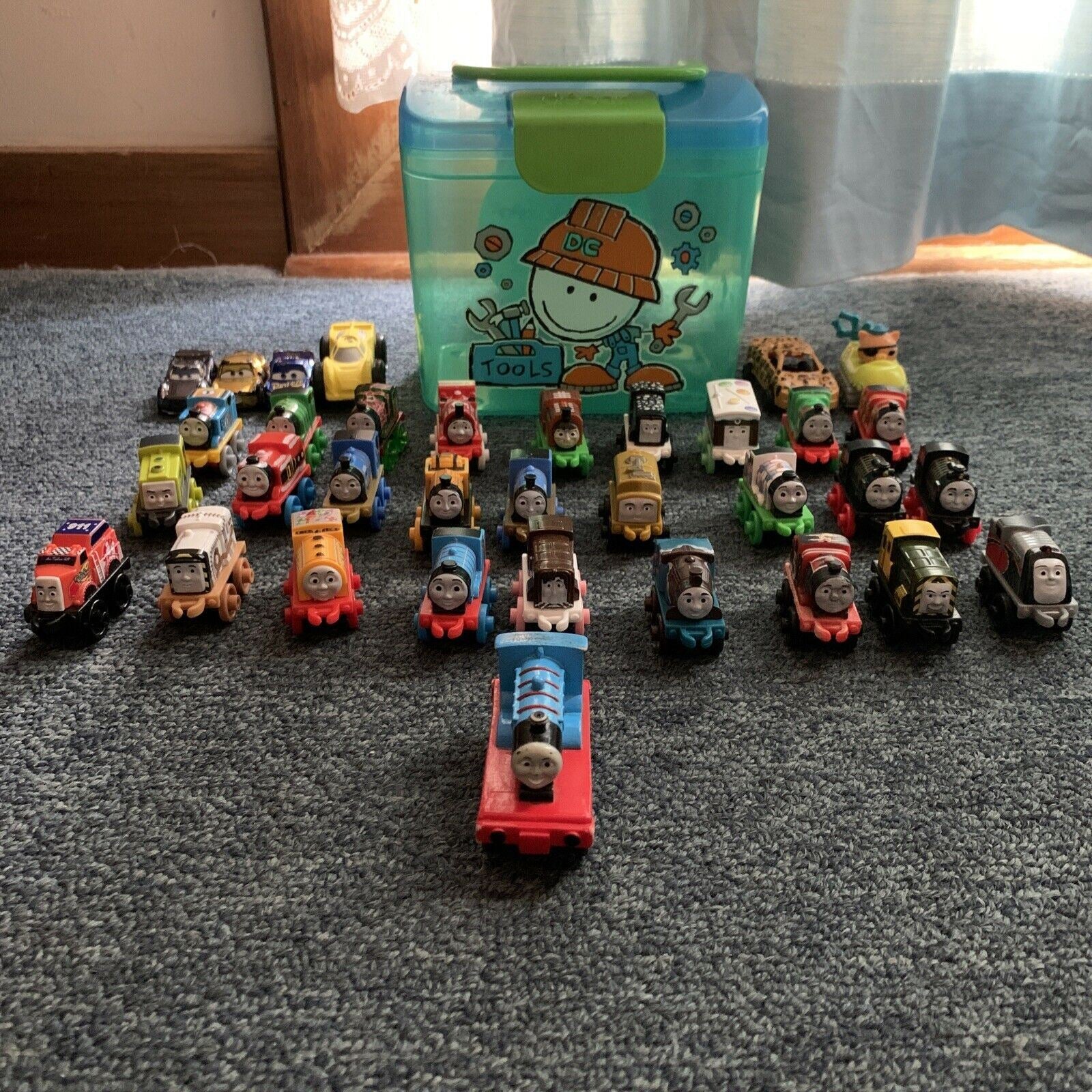 Lot Of 28 Thomas Tank Miniature Figurines & 3 Disney Cars – Retro Unit
