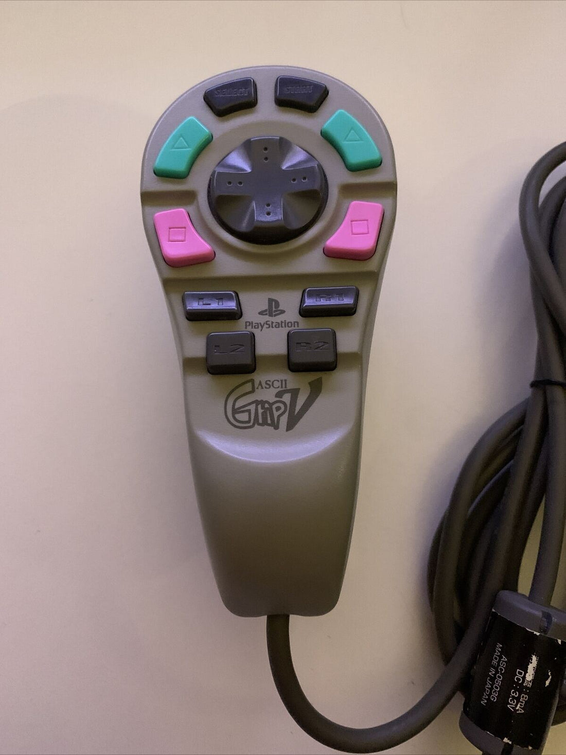 PlayStation Ascii Grip V One Handed Controller PS1 PS1 - Programmable ...