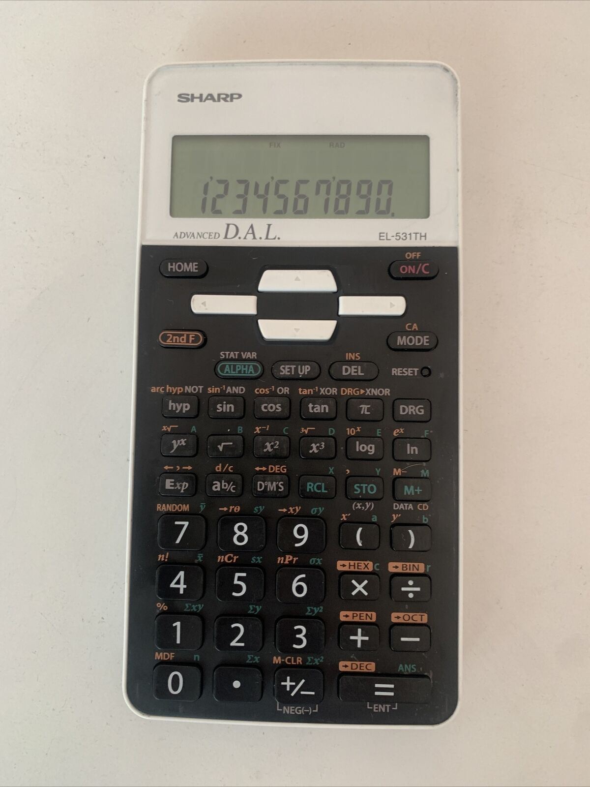 Sharp EL-531TH Scientific Calculator – Retro Unit