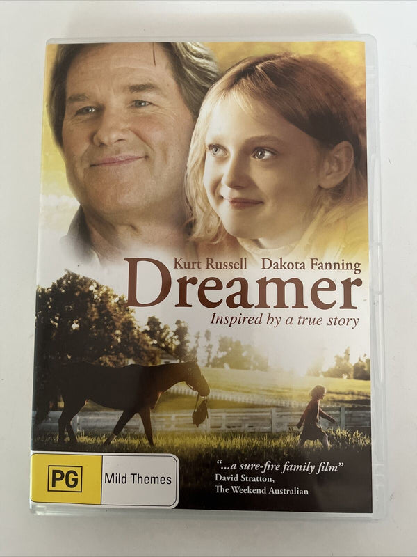 Dreamer (DVD, 2005) Kurt Russell, Dakota Fanning, Kris Kristofferson ...