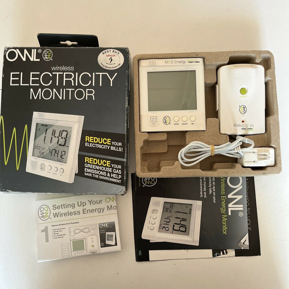 OWL Wireless Electricity Monitor Smart Energy Meter – Retro Unit