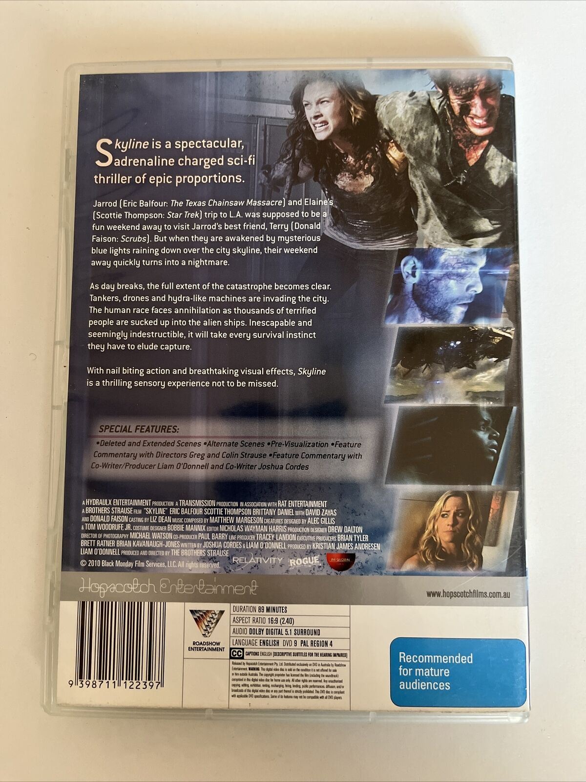 Skyline (DVD, 2010) Eric Balfour, Scottie Thompson, Brittany Daniel. R ...