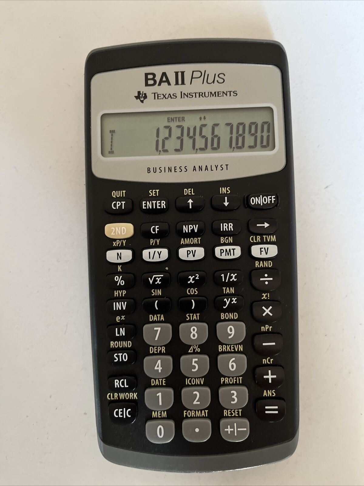 Texas Instruments TI BA II Plus Financial Calculator CFA Approved ...