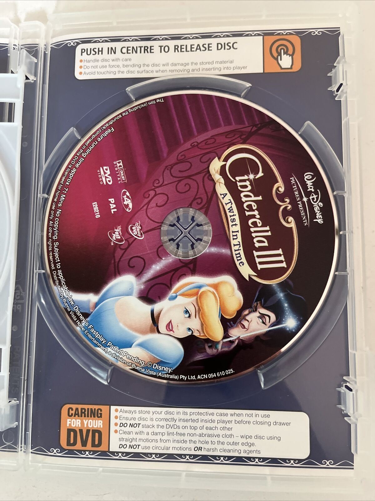 Disney Cinderella Trilogy ~ Complete Collection (DVD, 2012, 3-Disc Set ...