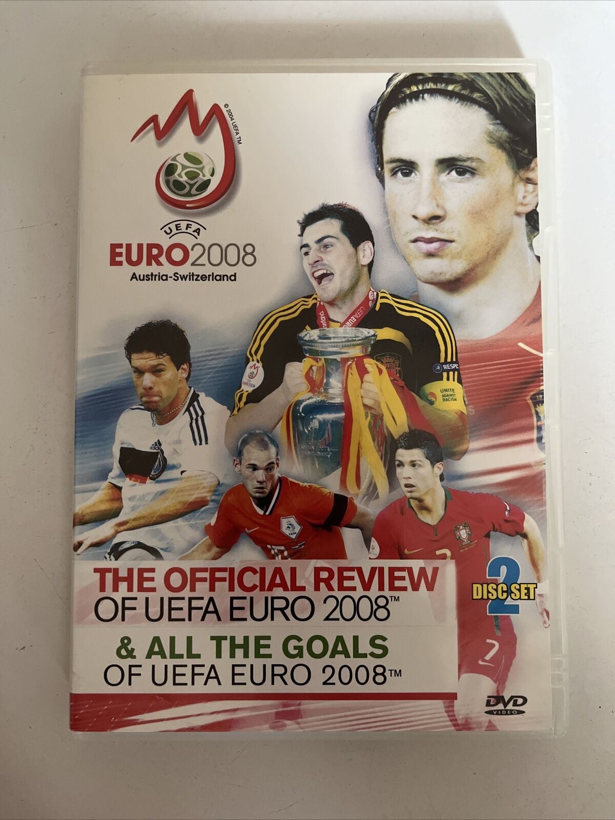 Euro 2008 Official Review - All The Goals (DVD, 2008, 2-Disc Set ...