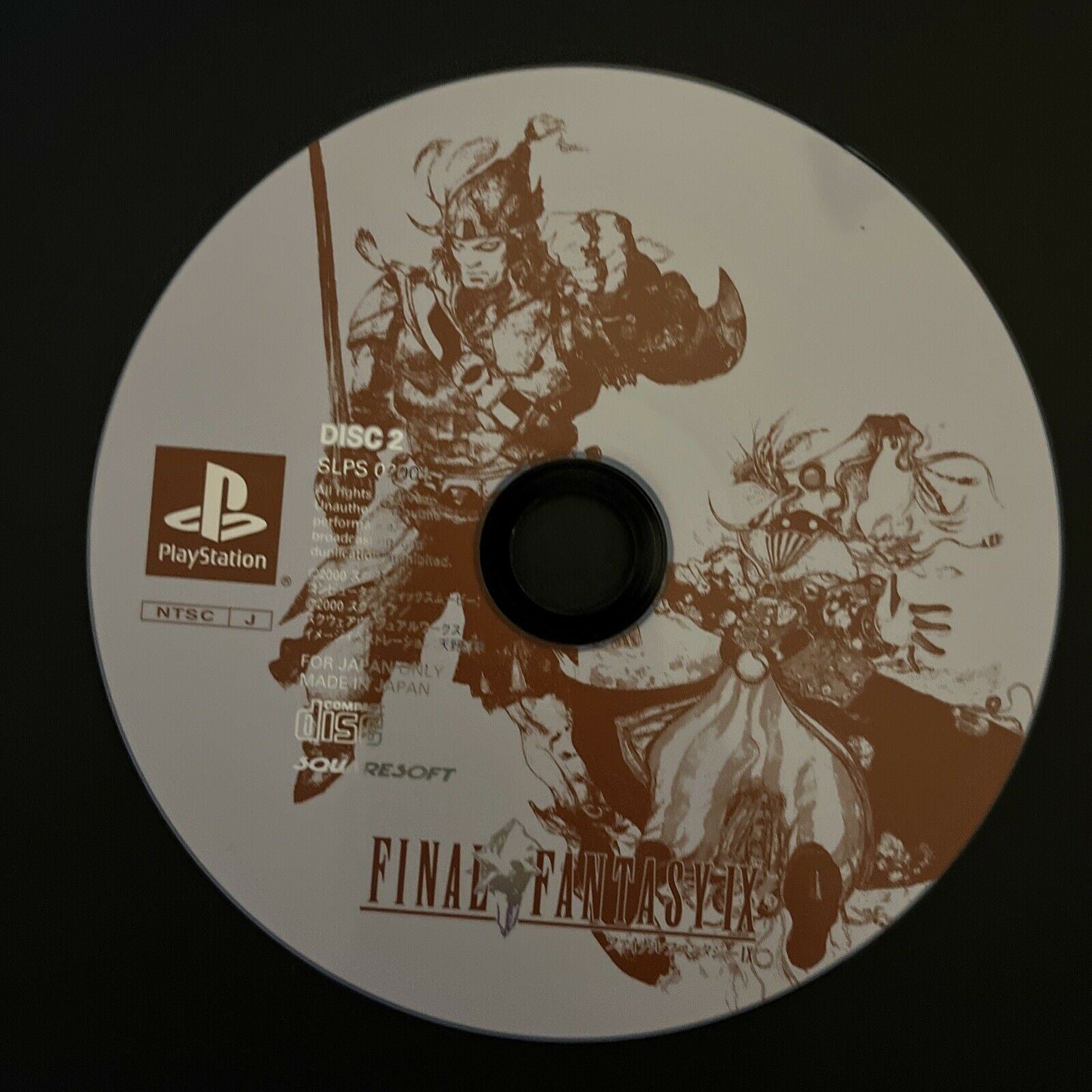 Final Fantasy IX 9 - PlayStation PS1 NTSC-J Japan FF9 RPG Game Complet ...
