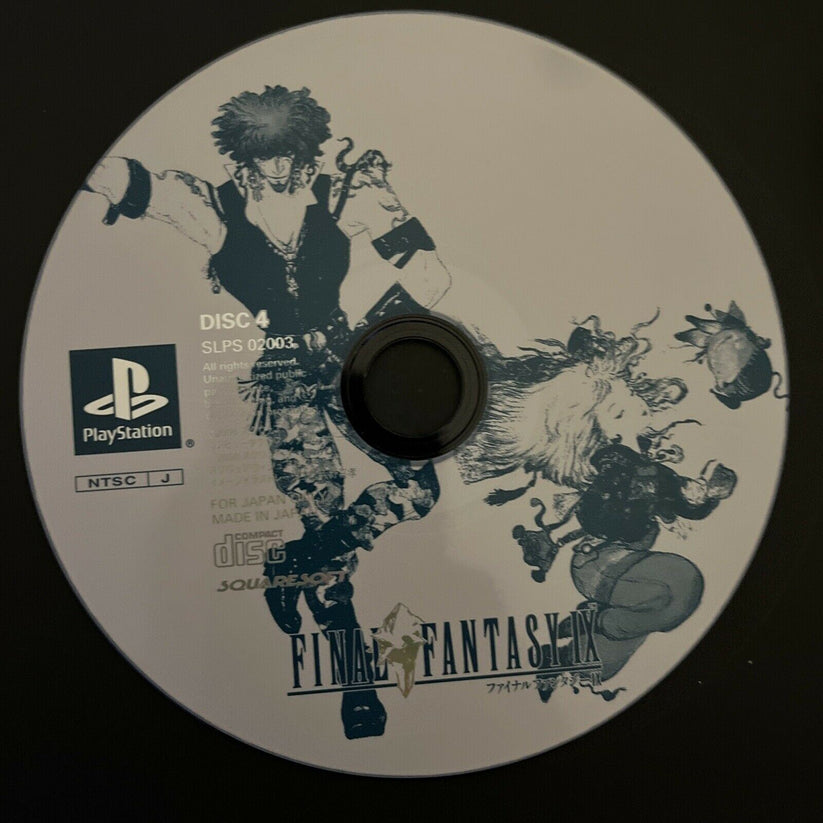 Final Fantasy IX 9 - PlayStation PS1 NTSC-J Japan FF9 RPG Game Complet ...
