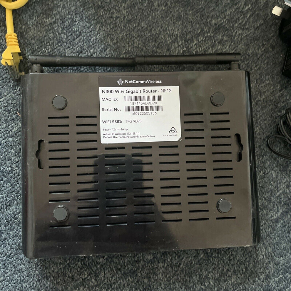 Netcomm Wireless NF12 N300 Wifi Gigabit Router NBN Ready – Retro Unit