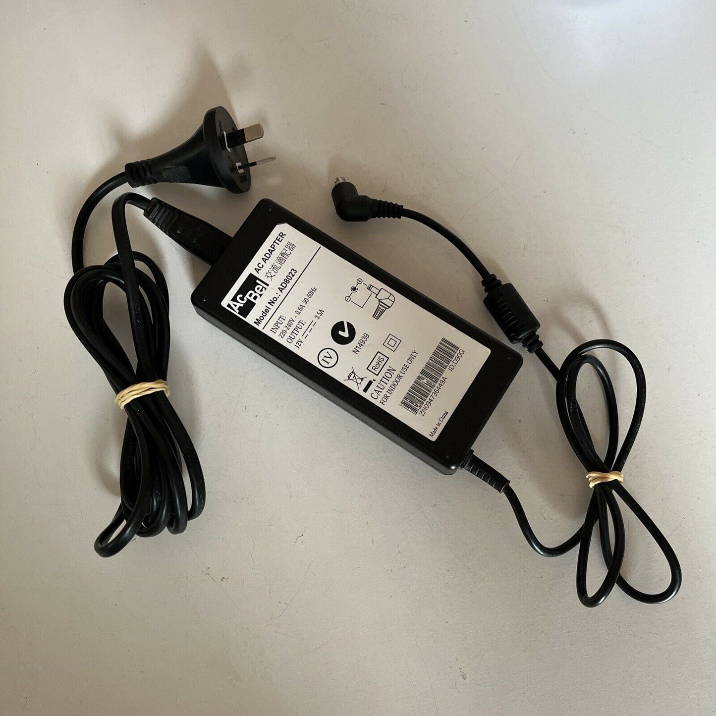 Genuine Foxtel Acbel AD8023 AC Adapter 12V 3.5A Power Supply – Retro Unit