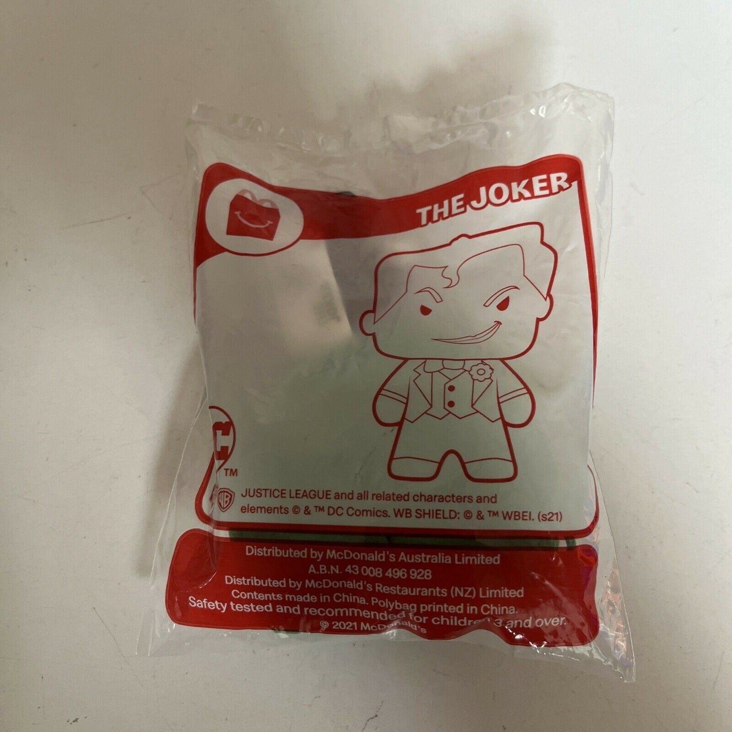 McDonald's Happy Meal Toy Justice League DC Comic The Joker 2021 ...