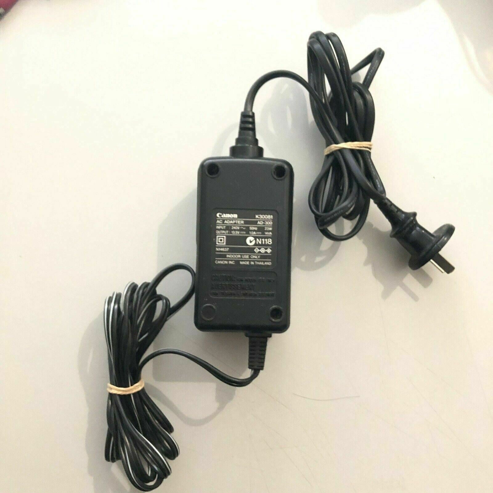 Genuine CANON AC Adapter Power Supply 13.5V 1.0A BJC-30 K30081 AD-300 ...