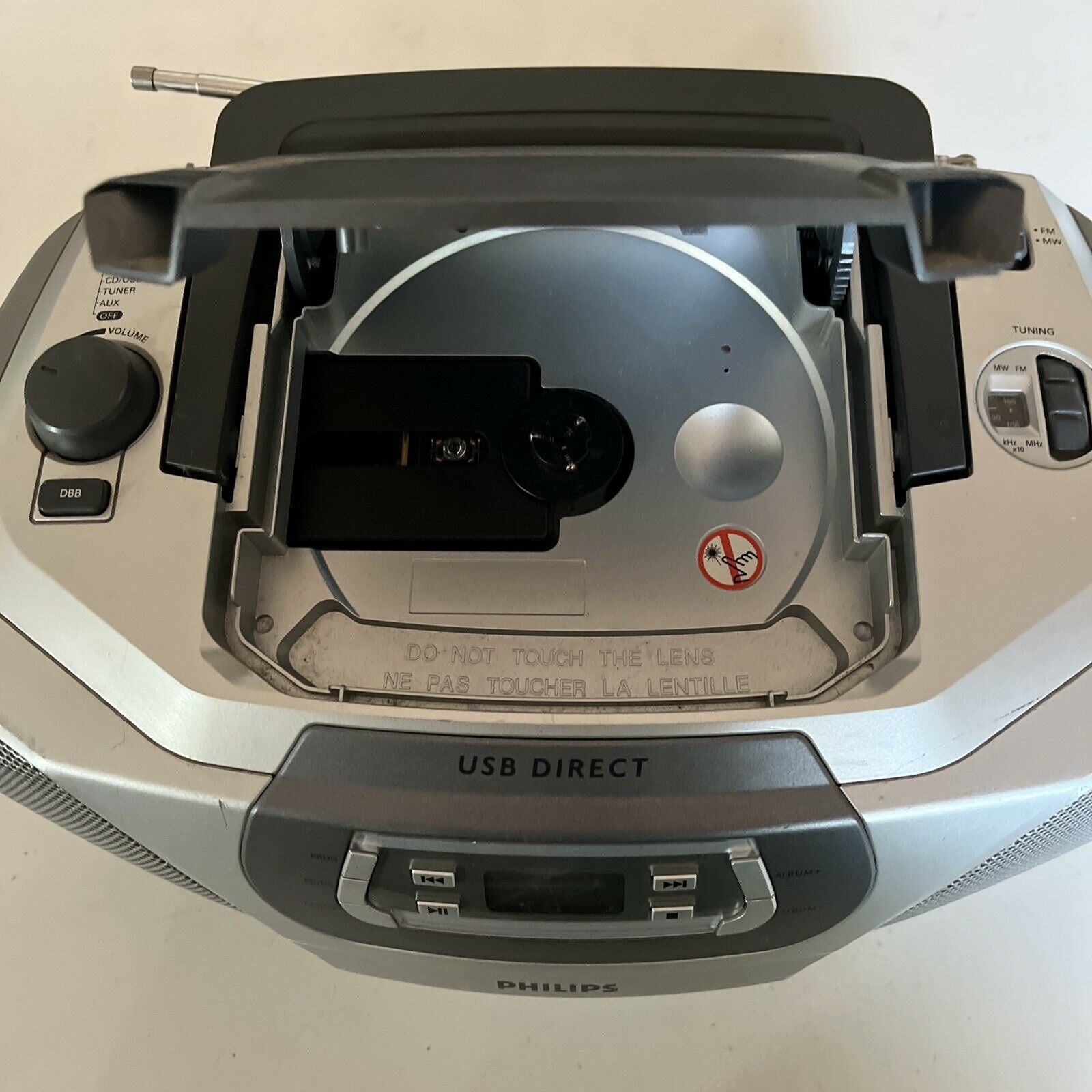 Philips CD MP3 Radio Player Soundmachine AZ1816 Portable Boombox ...