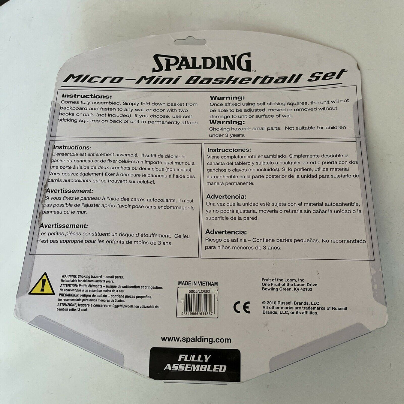 Spalding NBA Micro-Mini Basketball Set – Retro Unit