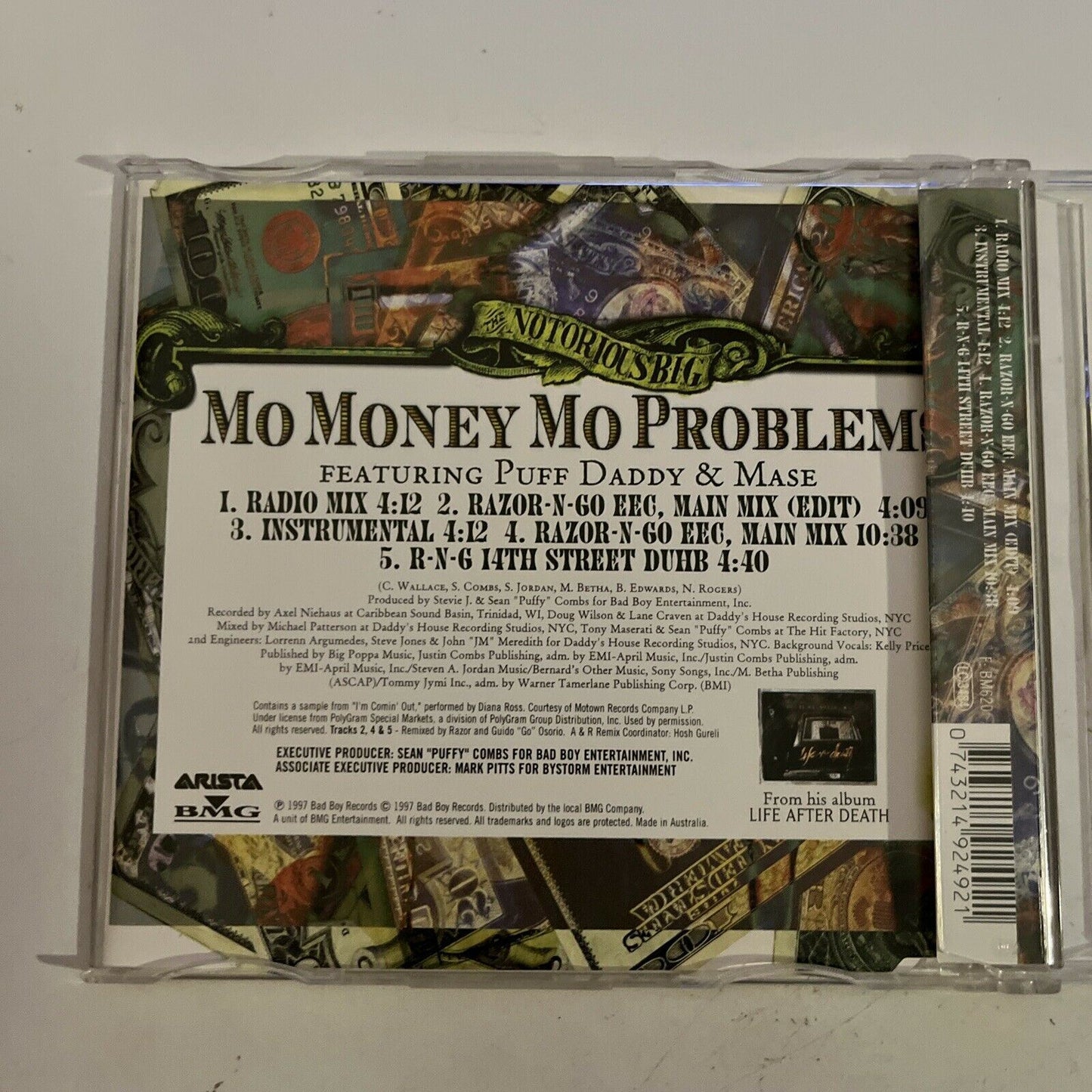 The Notorious B.I.G. Featuring Puff Daddy & Mase – Mo Money Mo Problem ...