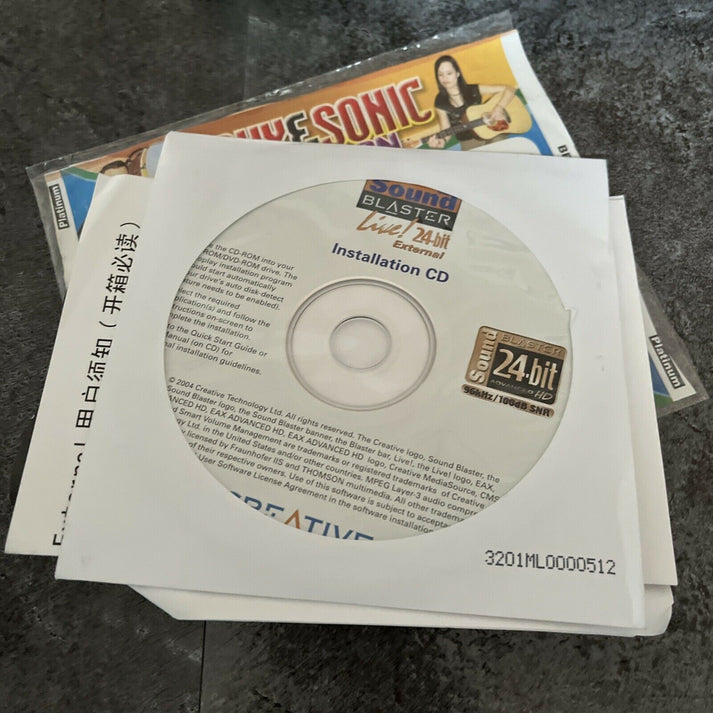 Creative Labs Sound Blaster Live! SB0490 External Sound Card & Audio I ...