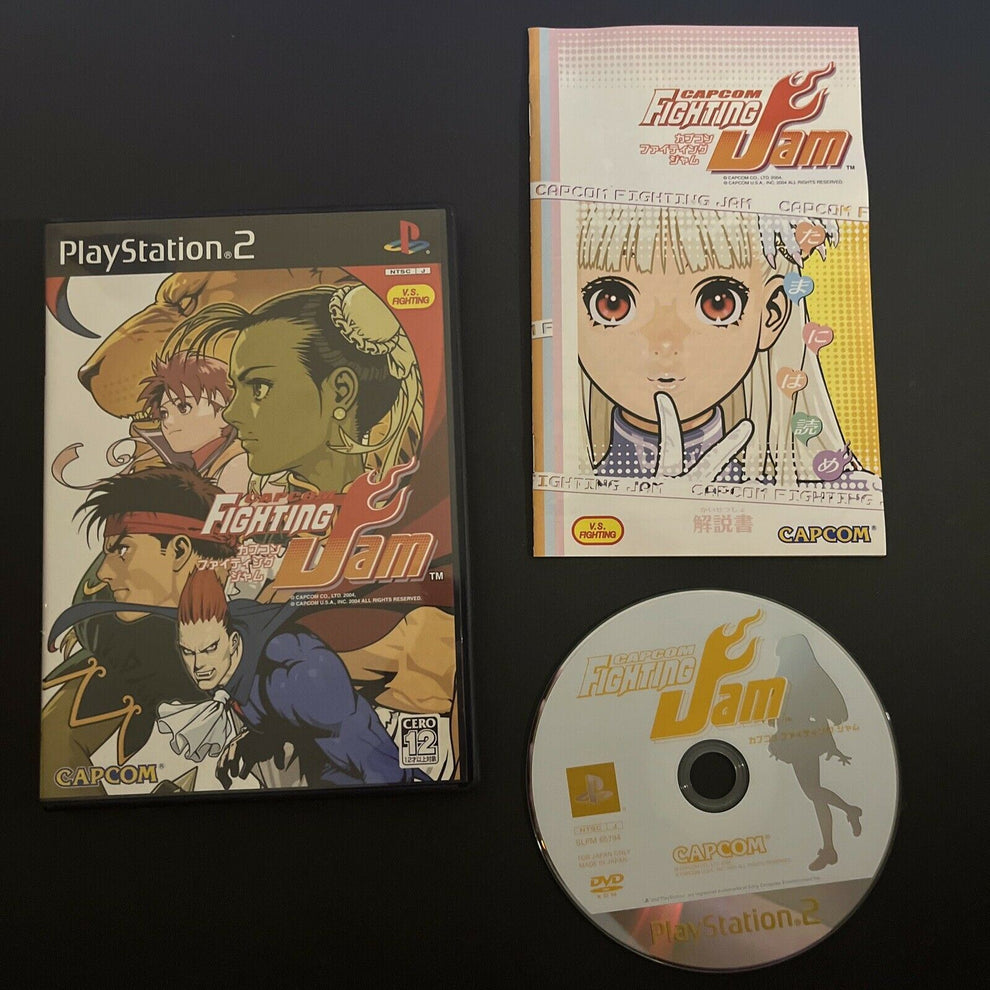 Capcom Fighting Jam - PlayStation PS2 NTSC-J JAPAN Game with Manual ...