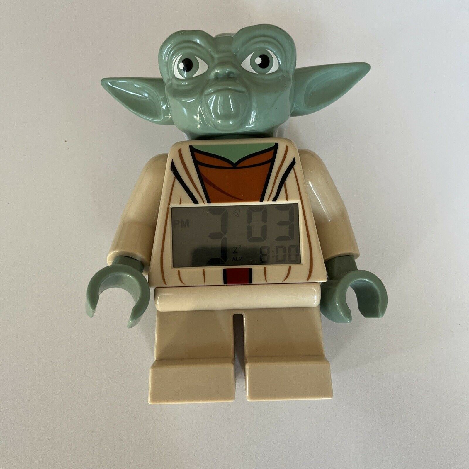 LEGO Star Wars Yoda Digital Alarm Clock - 7 Inches 18cm Tall – Retro Unit