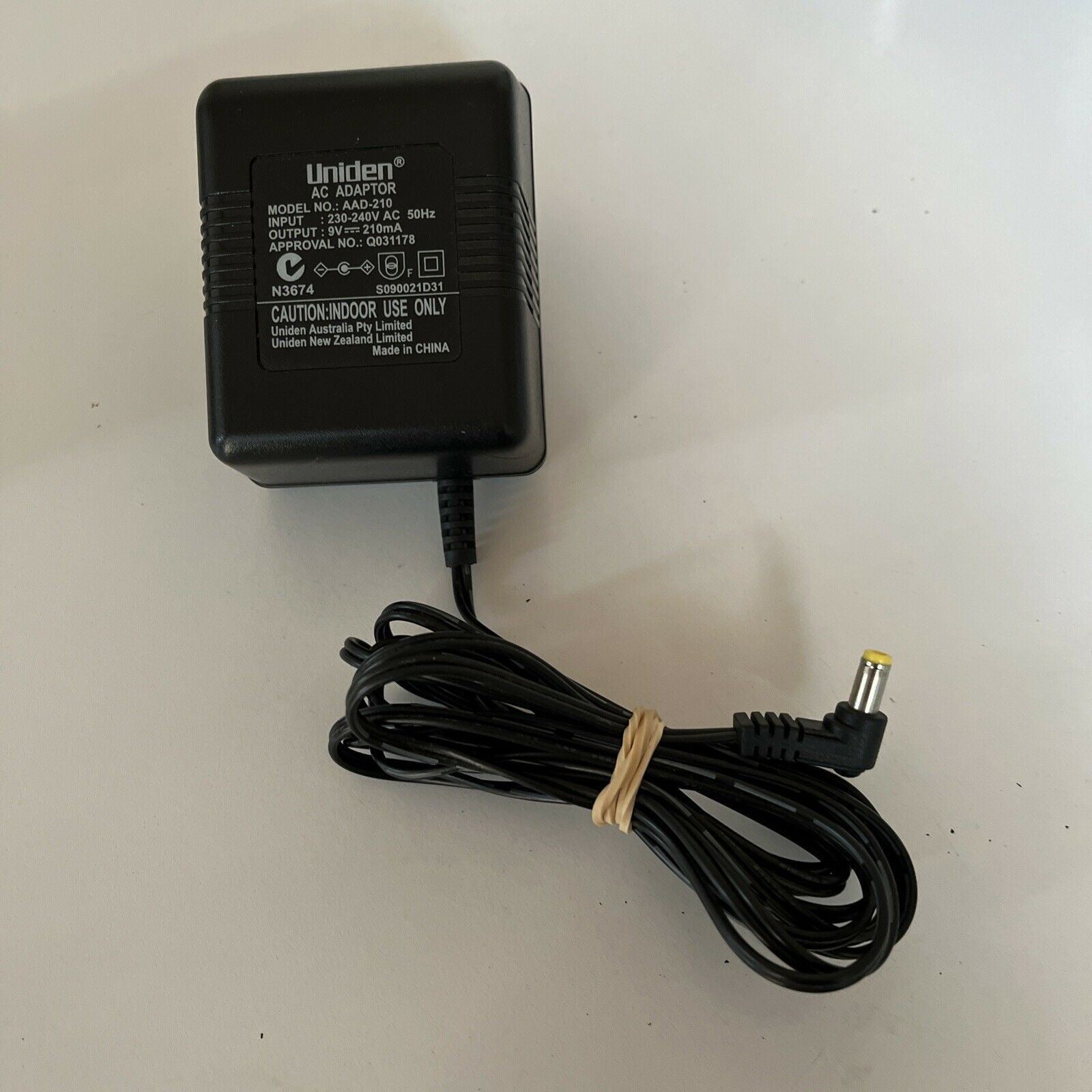 Uniden AC Adapter AAD-210 9v 210mA Power Supply – Retro Unit