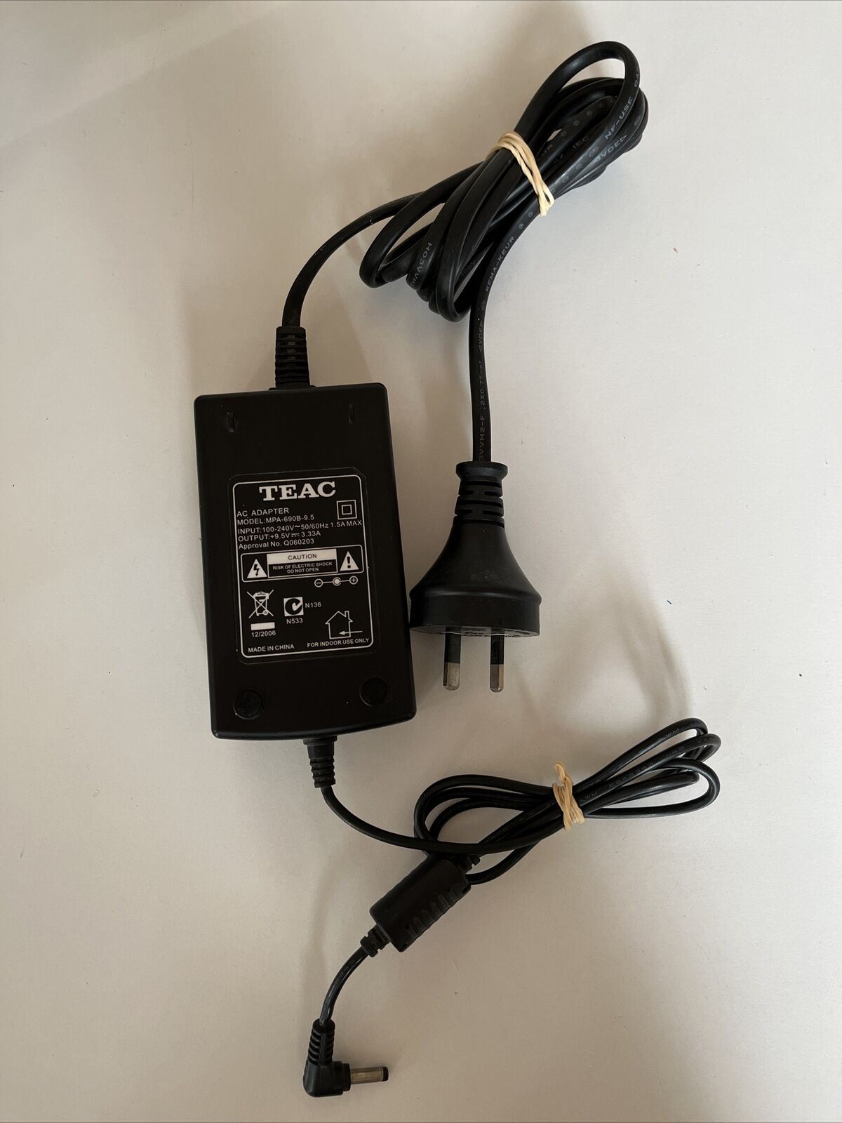 Genuine Teac AC Adapter MPA-690B-9.5 Power Supply 9.5V 3.33A – Retro Unit