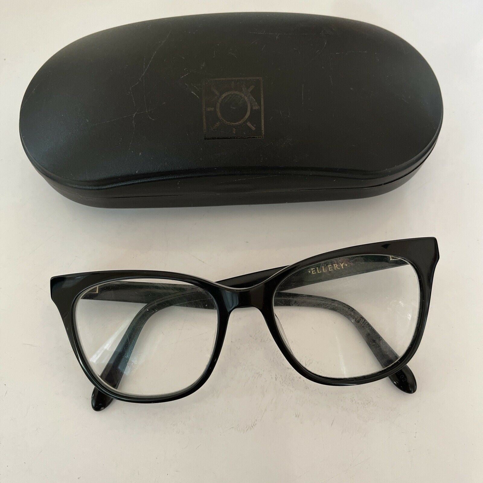 Ellery Glasses 140mm Black Frame – Retro Unit